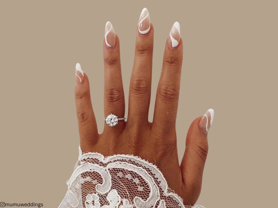 25 Most Beautiful Wedding Nails To Rock On Your Big Day - Trendy Universe