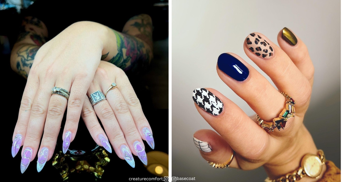 22 Trendiest Mob Wife Nail Designs That Scream Power and Glamour
