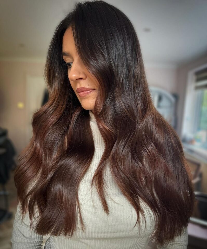 The Hottest Brunette Shade Award Goes To Maple Brown Hair