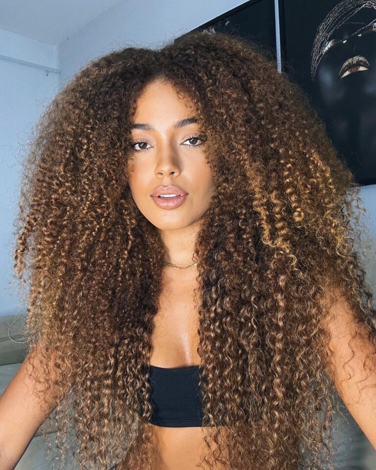 Caramel Highlights Curly Hair Combo Is Trending And These 22 Pics Prove Why