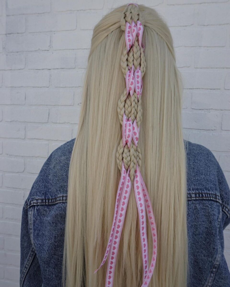 The Ribbon Hairstyle Is Trending And These 22 Inspo Pics Prove It
