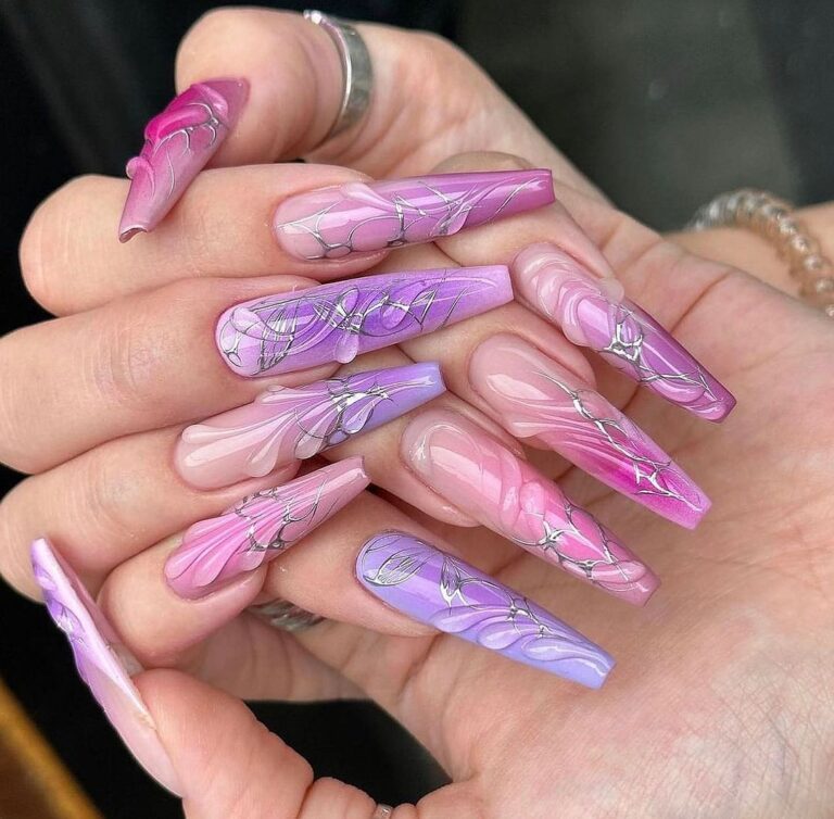 22 Trendiest Mob Wife Nail Designs That Scream Power and Glamour