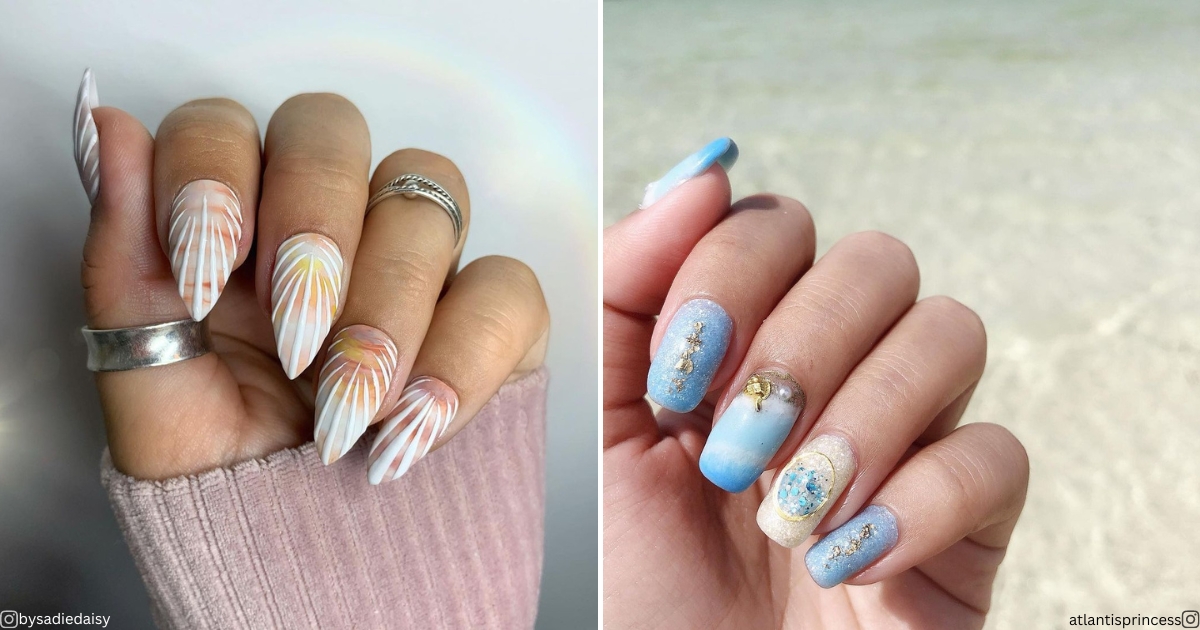 25 Most Awesome Beach Nails For Your Dream Vacation