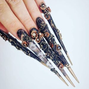 The Most Elegant Baroque Nails That Are Fit For Royalty