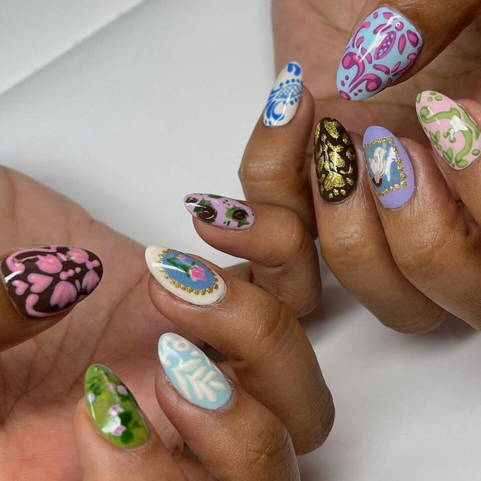 The Most Elegant Baroque Nails That Are Fit For Royalty