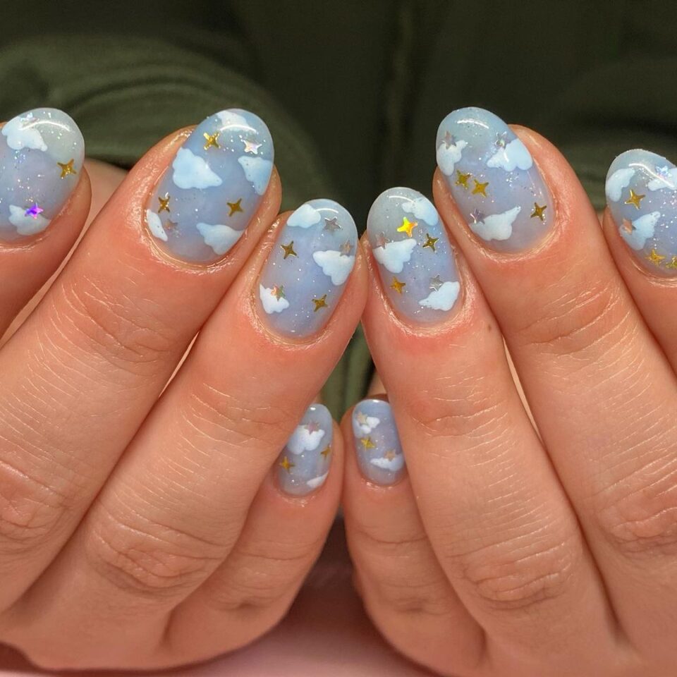 25 Stunning Blue Nails That Give The Perfect Pop