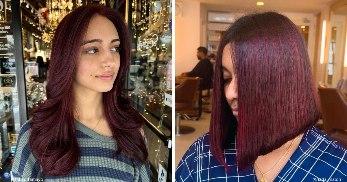 Deep Cherry Red Hair Is A Starting Trend And These 24 Examples Prove It
