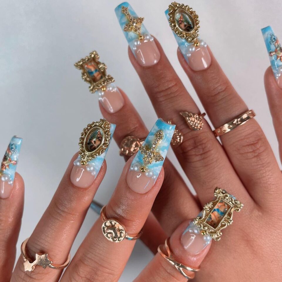 The Most Elegant Baroque Nails That Are Fit For Royalty