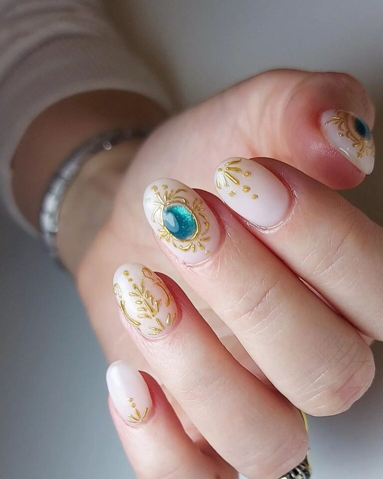 The Most Elegant Baroque Nails That Are Fit For Royalty