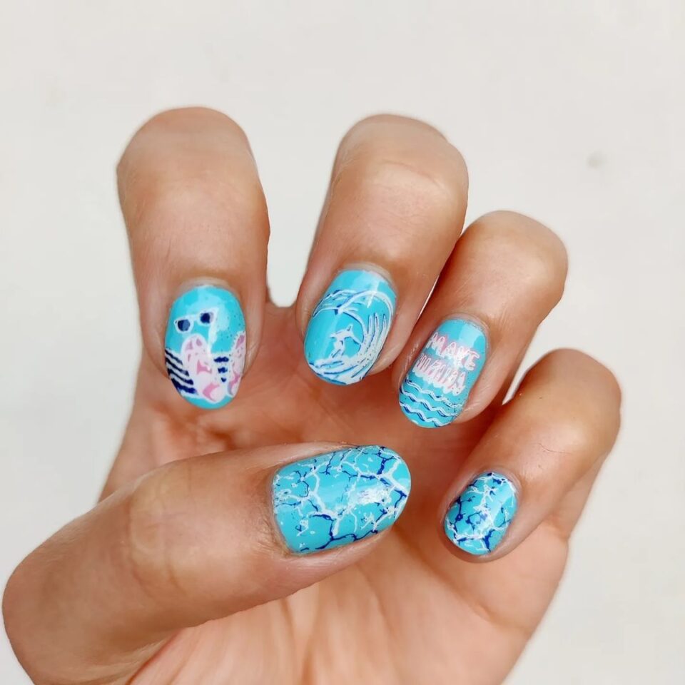 25 Most Awesome Beach Nails For Your Dream Vacation