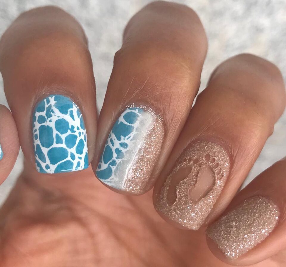 25 Most Awesome Beach Nails For Your Dream Vacation