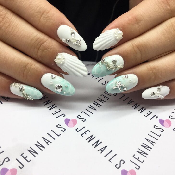 25 Most Awesome Beach Nails For Your Dream Vacation
