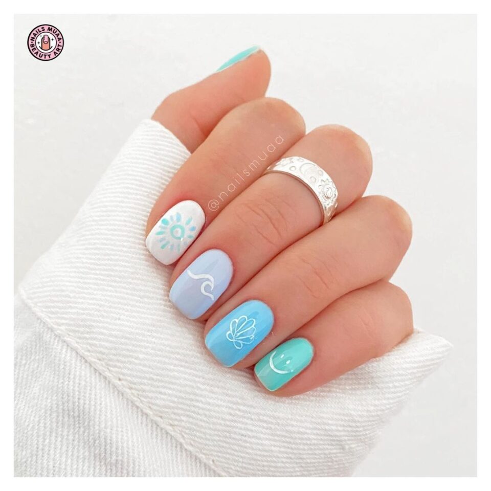 25 Most Awesome Beach Nails For Your Dream Vacation