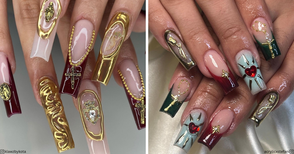 The Most Elegant Baroque Nails That Are Fit For Royalty