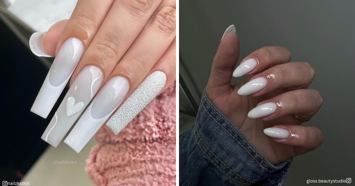 These White Nails Will Put A Fresh Spin On The Classic Nail Art