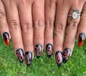 Hit A Home Run With These 25 Baseball Nail Art Ideas