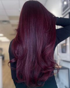 Deep Cherry Red Hair Is A Starting Trend And These 24 Examples Prove It