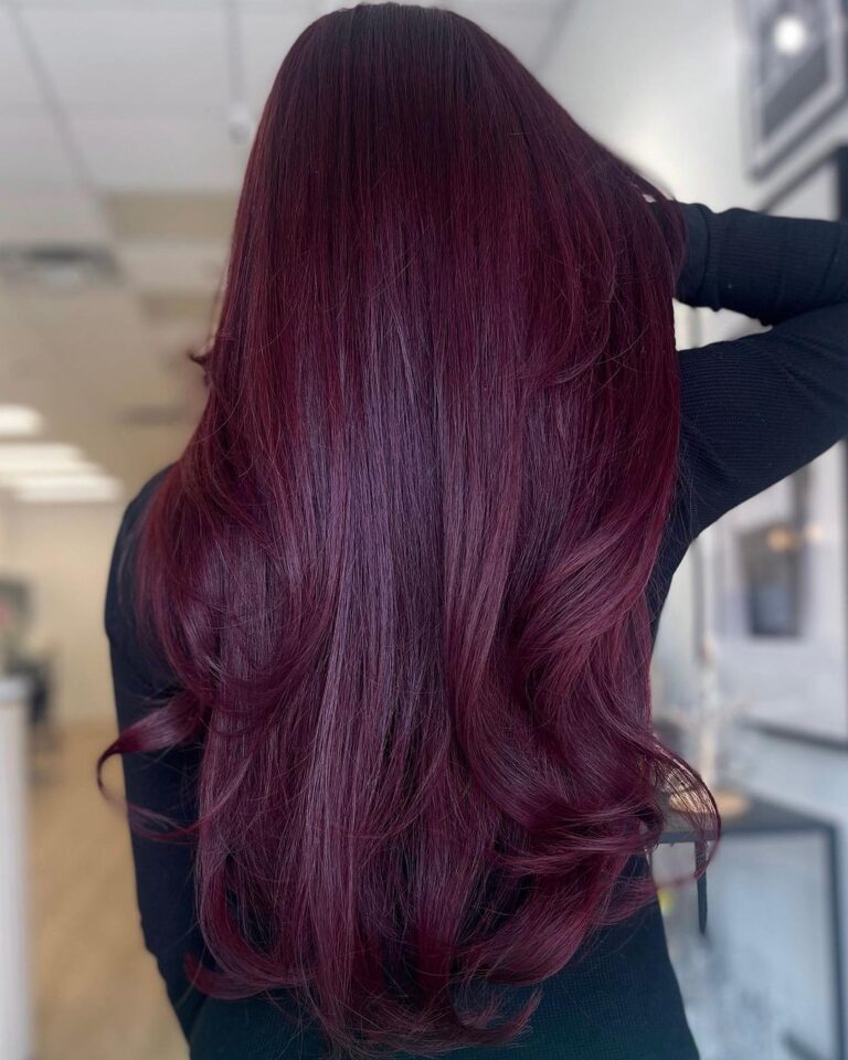 Deep Cherry Red Hair Is A Starting Trend And These 24 Examples Prove It