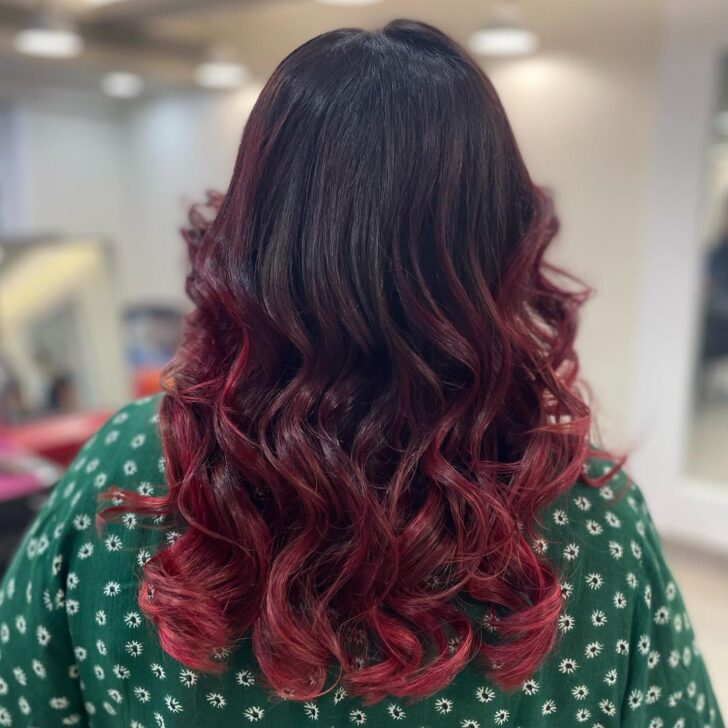Deep Cherry Red Hair Is A Starting Trend And These 24 Examples Prove It