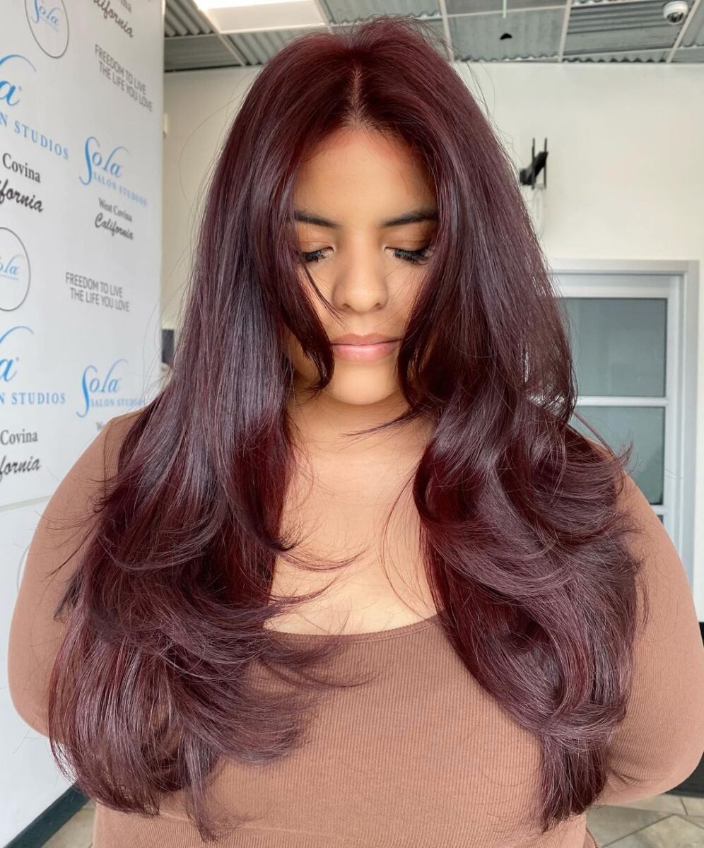 Deep Cherry Red Hair Is A Starting Trend And These 24 Examples Prove It