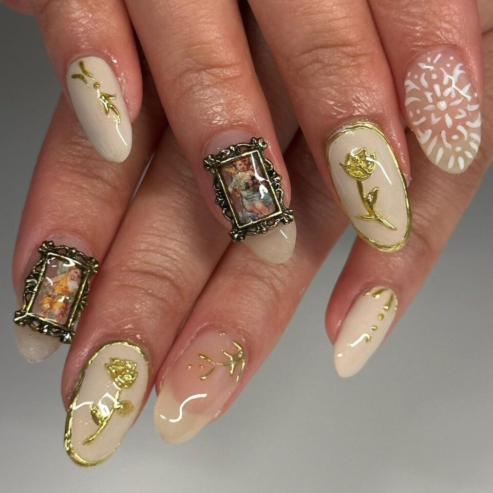 The Most Elegant Baroque Nails That Are Fit For Royalty
