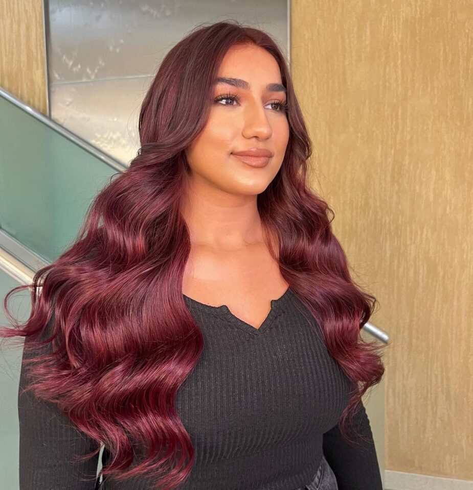 Deep Cherry Red Hair Is A Starting Trend And These 24 Examples Prove It