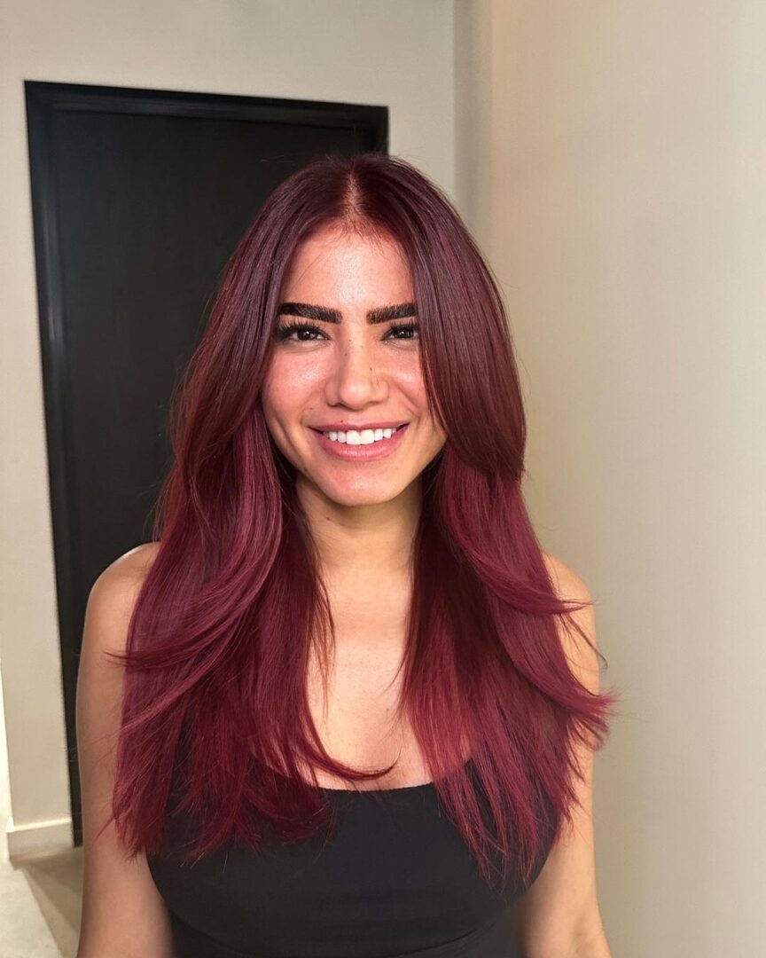 Deep Cherry Red Hair Is A Starting Trend And These 24 Examples Prove It