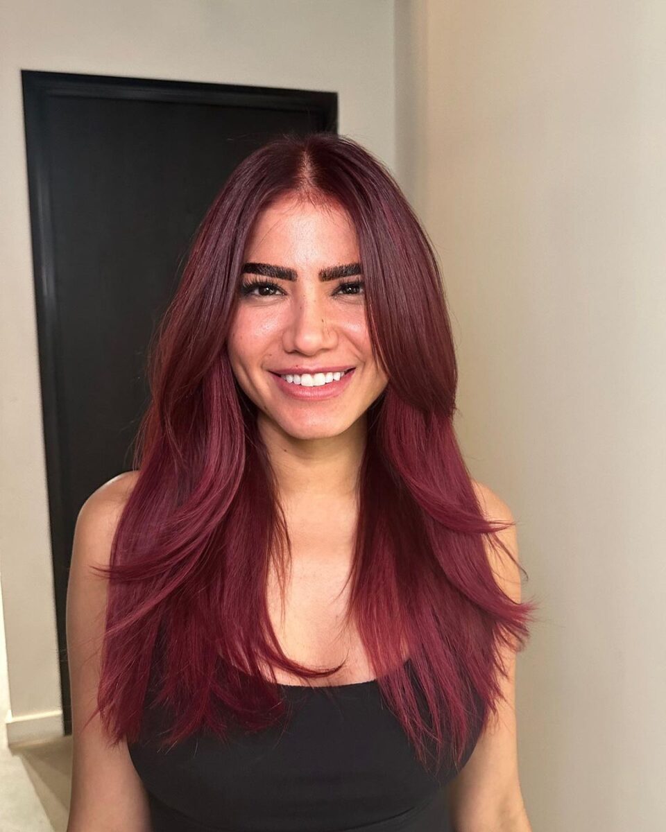 Deep Cherry Red Hair Is A Starting Trend And These 24 Examples Prove It