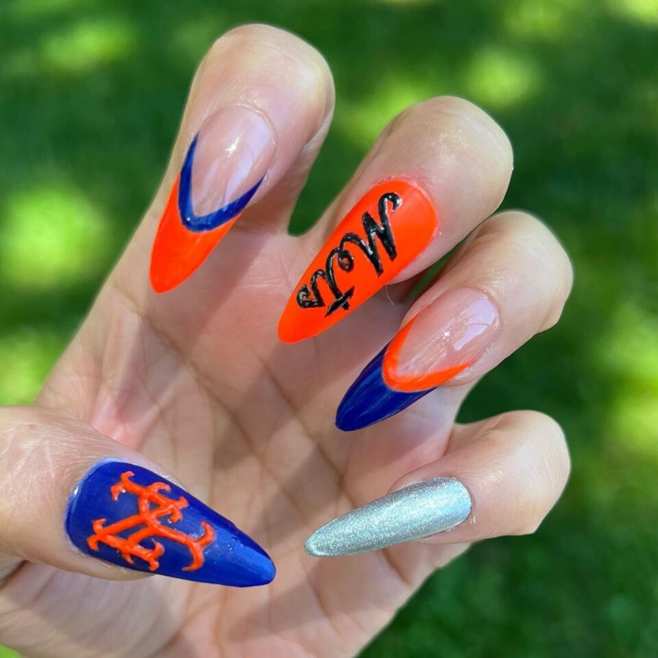 Hit A Home Run With These 25 Baseball Nail Art Ideas