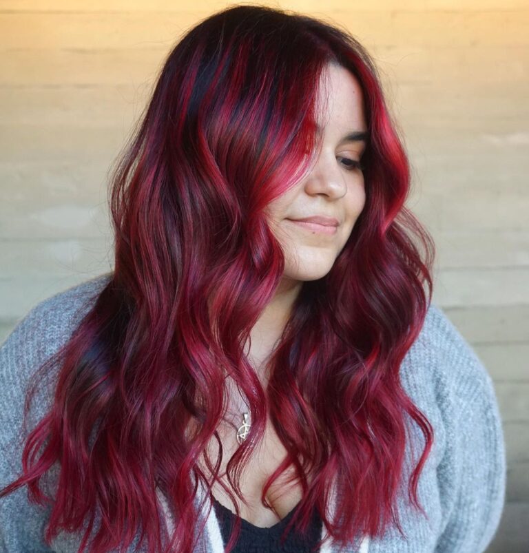 Deep Cherry Red Hair Is A Starting Trend And These 24 Examples Prove It