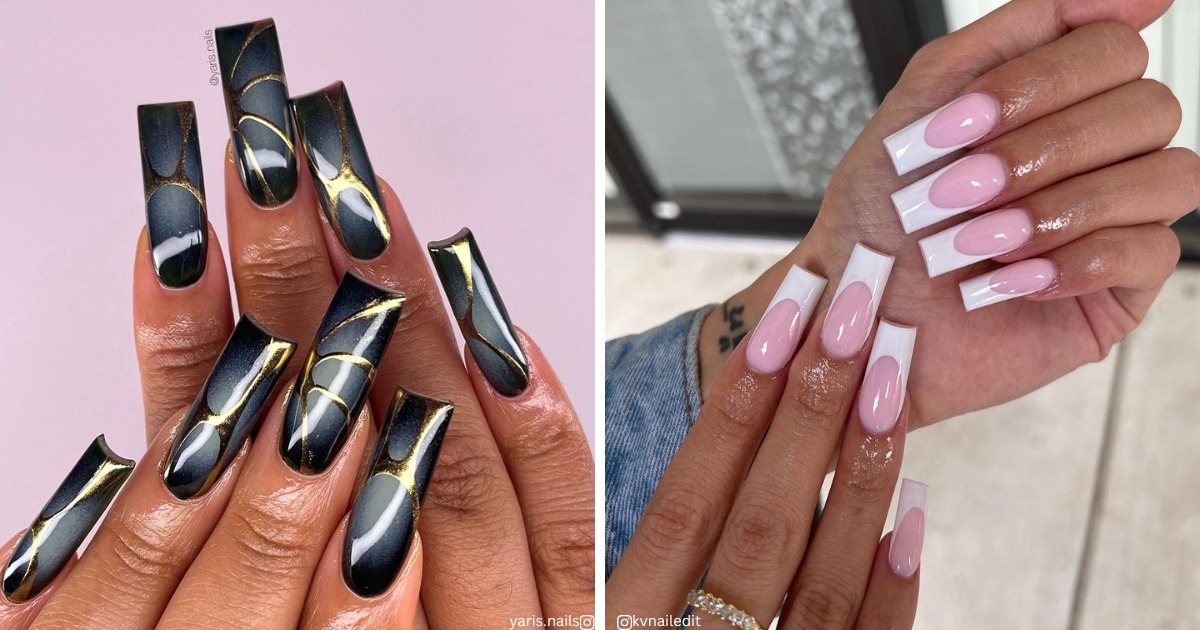 25 Square Nails To Screenshot For Your Next Manicure