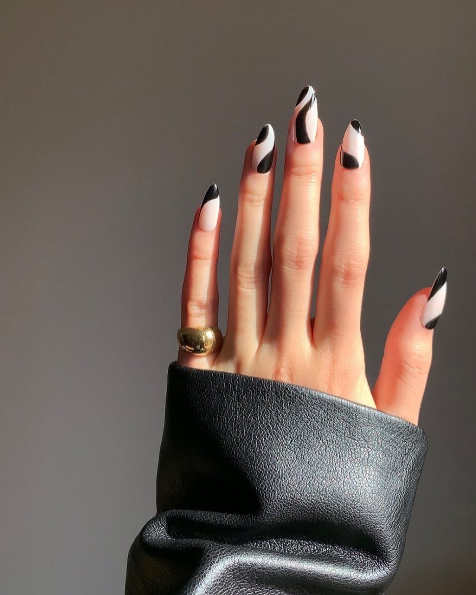 26 Classy Black Nail Designs That Radiate Chic And Mystical Vibes