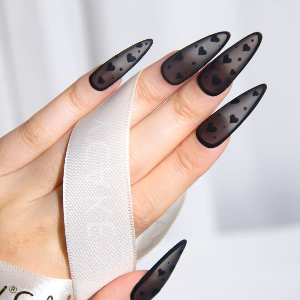 26 Classy Black Nail Designs That Radiate Chic And Mystical Vibes