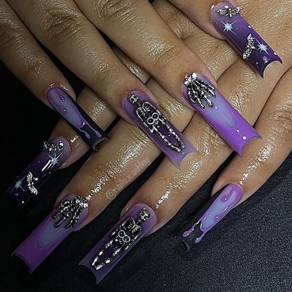 Unleash Your Inner Diva With These Lovely 25 Purple Nails