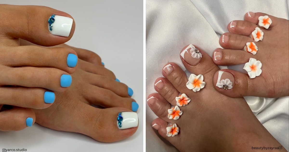 These 22 Spring Toe Nail Colors Are Back Just In Time For The Season