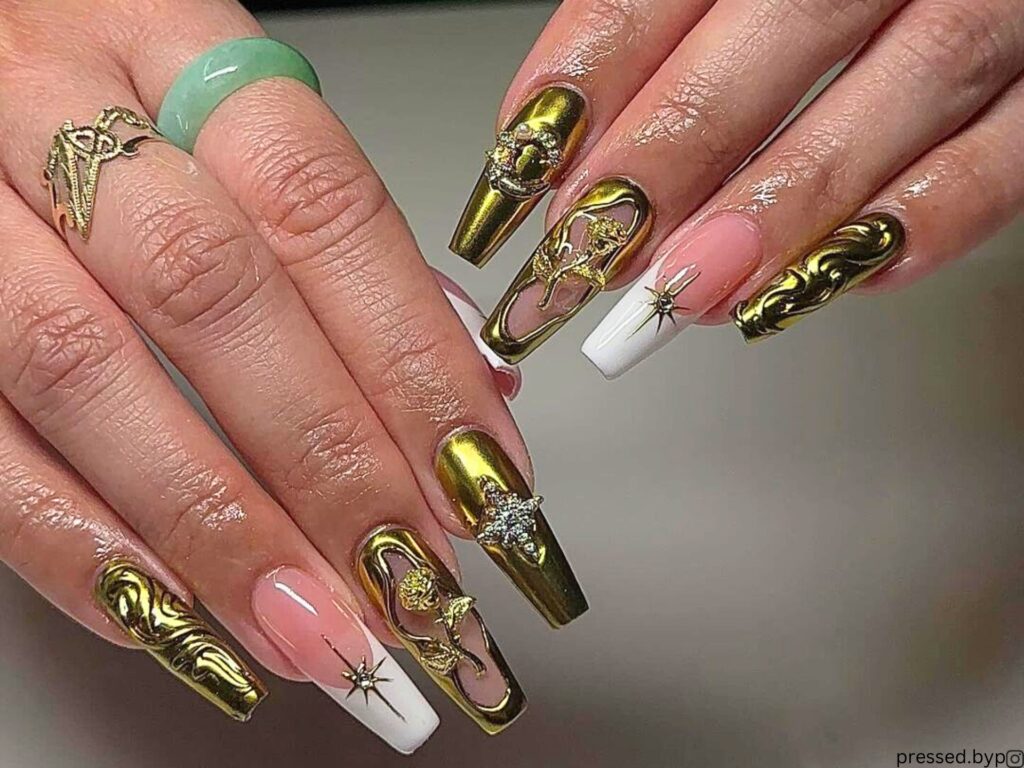 17 Greek Goddess Nails For A Mythical Glamorous Mani
