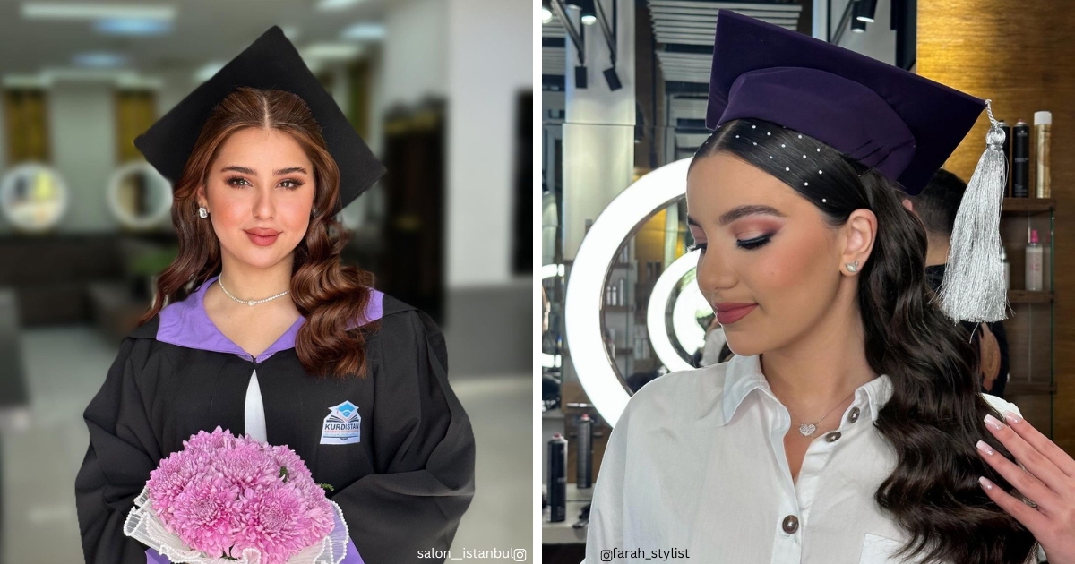 20 Flawless Graduation Hairstyles With Cap For An Iconic Beauty Moment