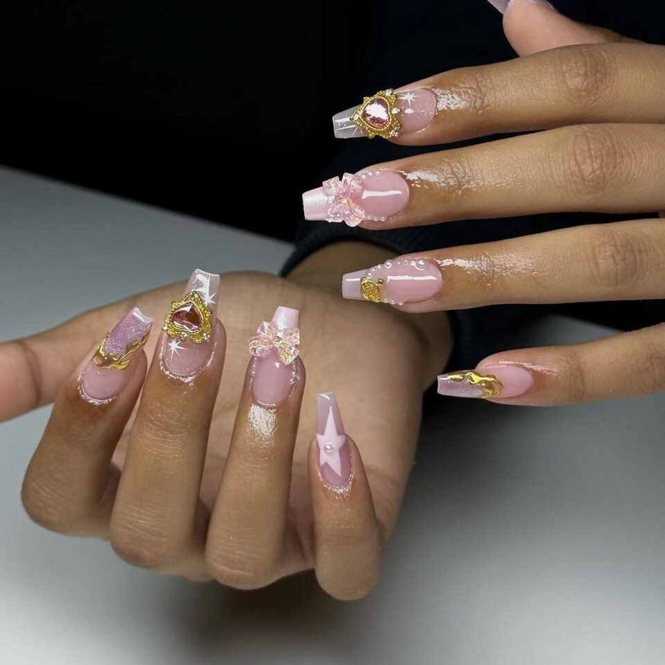 20 Charming Princess Nails To Give You The Modern Royalty Look