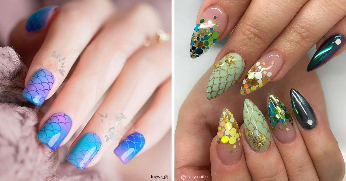 Mermaid Nail Art Is The Newest Must-Try Viral Tik Tok Manicure Trend