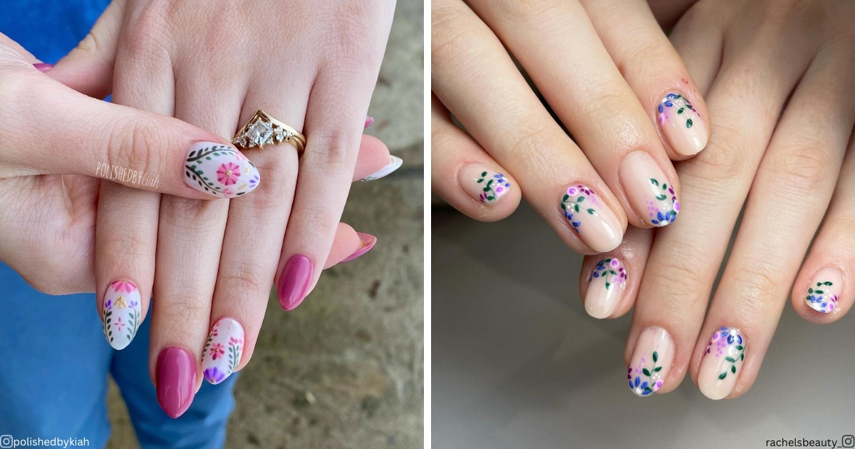 These 25 Floral Nails Are Real Blooming Beauties