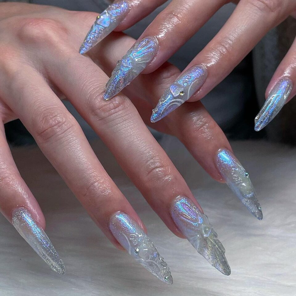 20 Charming Princess Nails To Give You The Modern Royalty Look