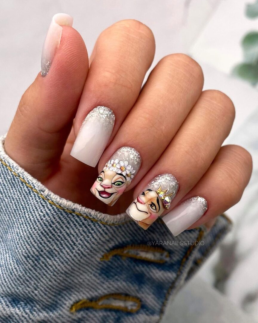 20 Charming Princess Nails To Give You The Modern Royalty Look