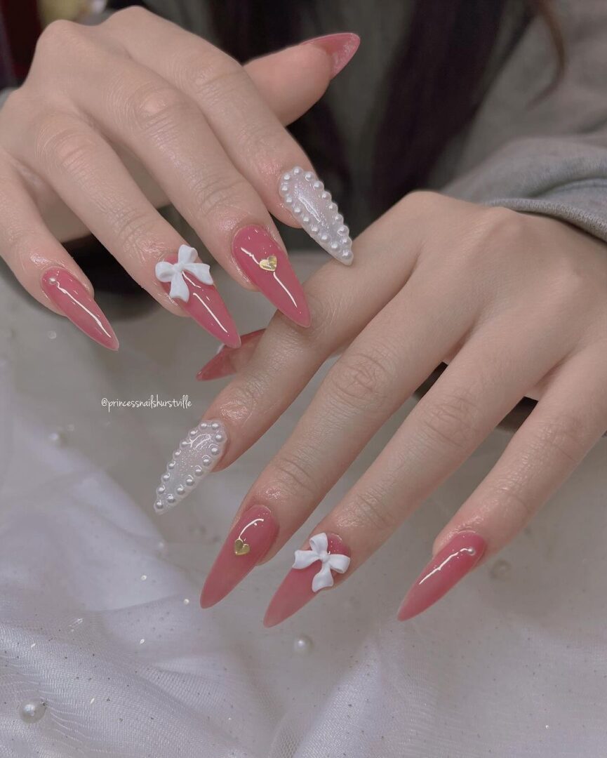 20 Charming Princess Nails To Give You The Modern Royalty Look