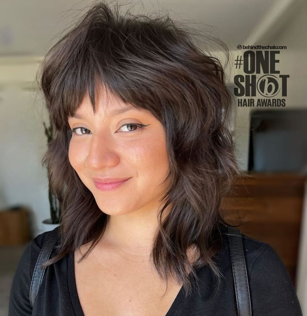 22 Shaggy Lob With Bangs For Round Faces Haircuts As One Of The Most ...