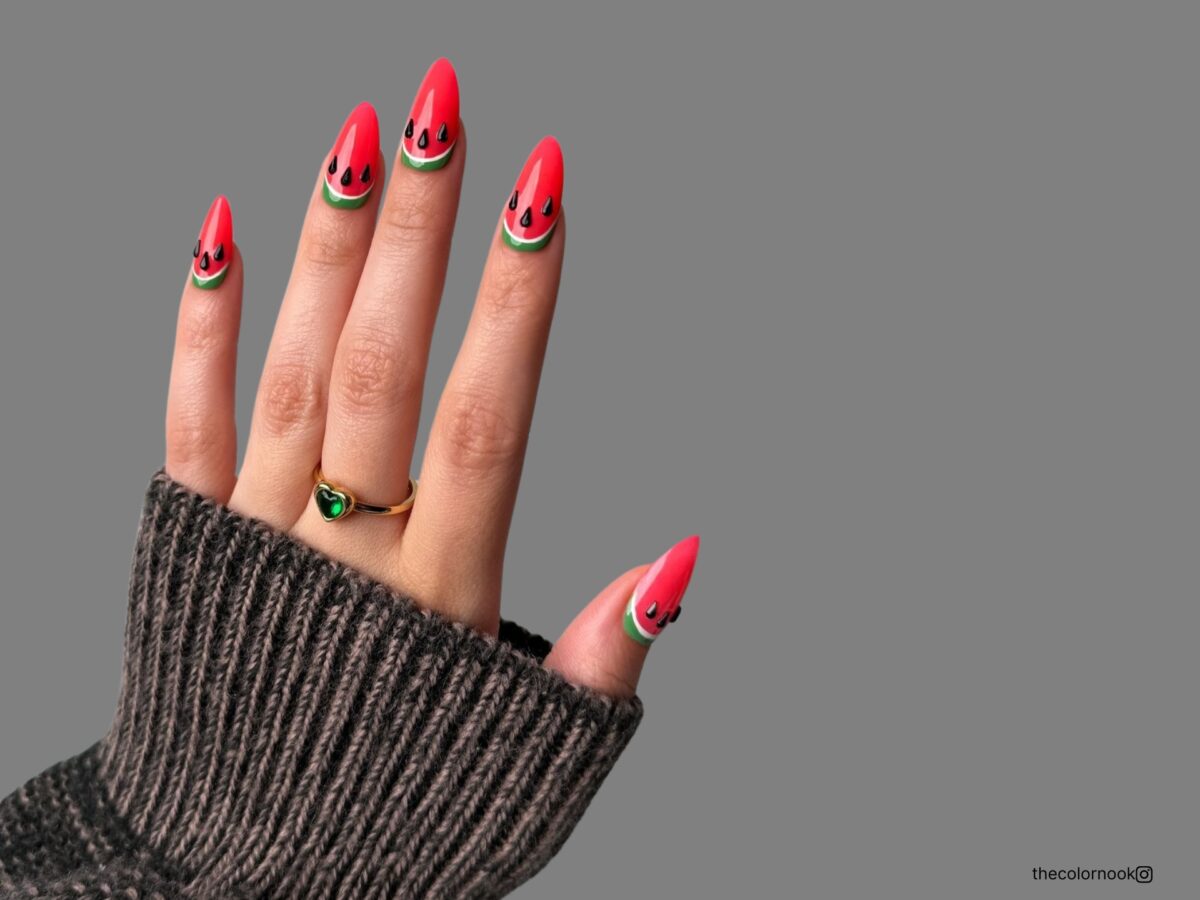 20 Cute Watermelon Nails For A Juicy Summer