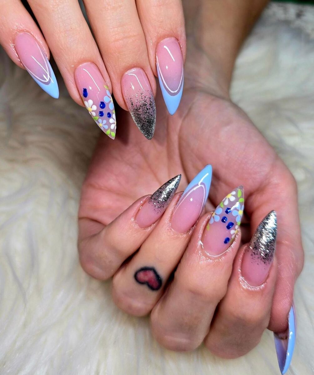 20 Blueberry Nail Art Ideas For A Yummy Looking Manicure