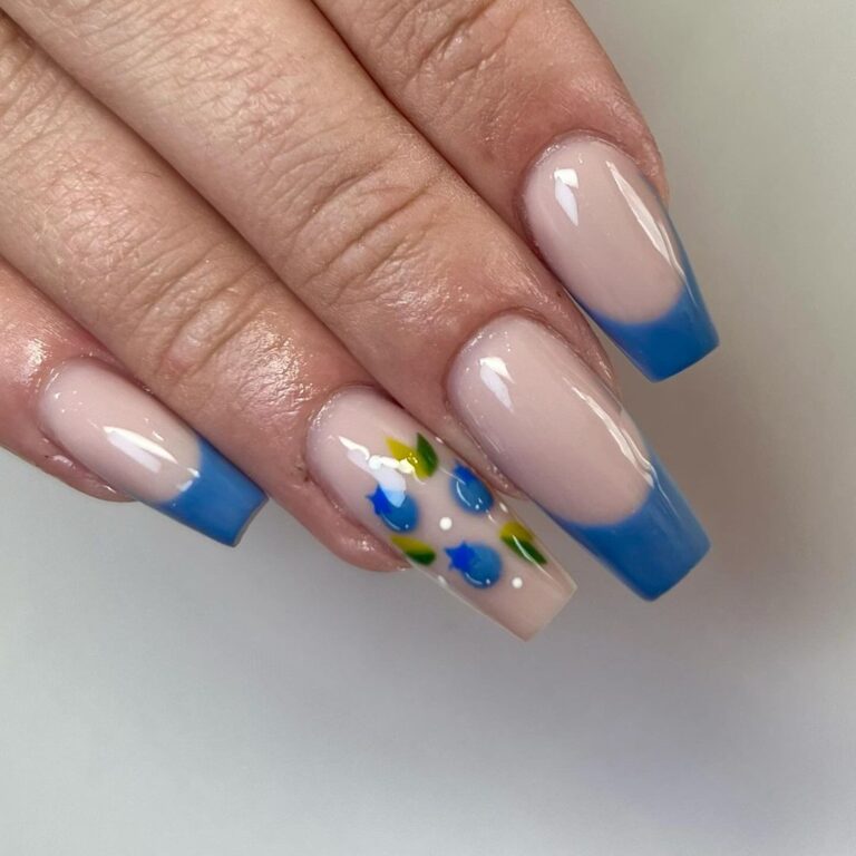 20 Blueberry Nail Art Ideas For A Yummy Looking Manicure