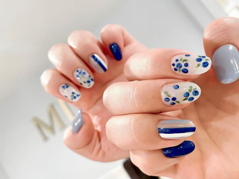 20 Blueberry Nail Art Ideas For A Yummy Looking Manicure