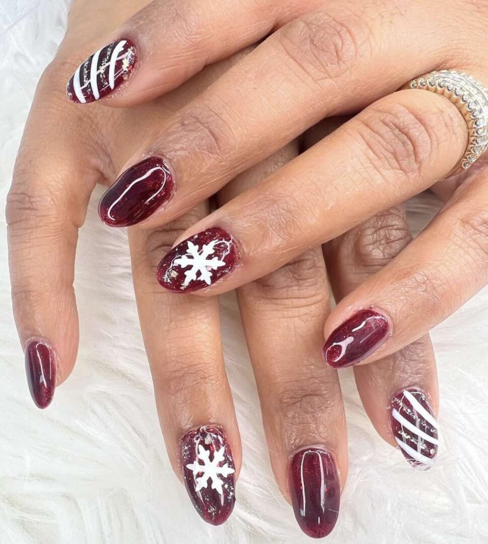 These 22 Charming Wine Nails Will Show You A Way From Vineyard To Manicure