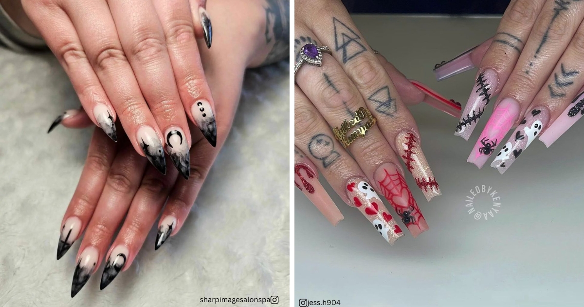 20 Spooky Nails To Match Your Halloween Costume